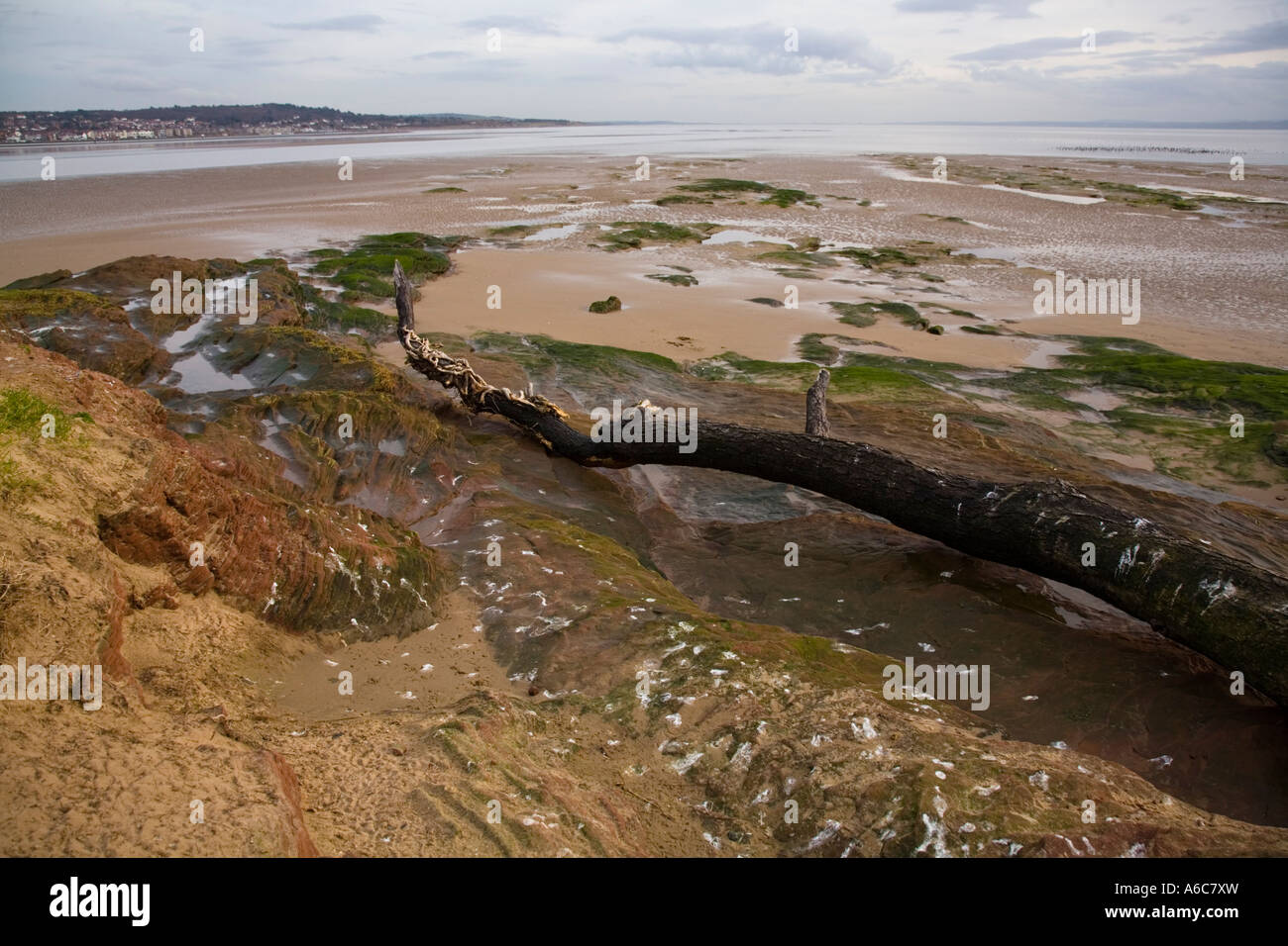 The Dee Estuary from Little Eye near Hilbre Island Dee Estuary UK Stock ...