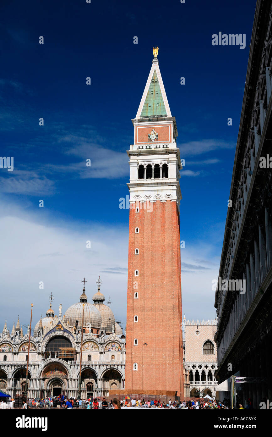 Basilico San Marco and Campanile in Venice Stock Photo - Alamy