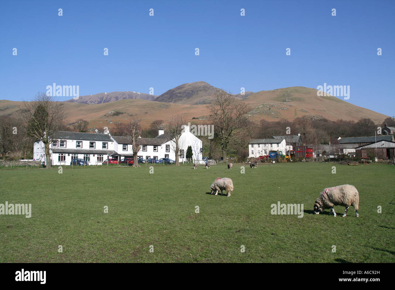 Buttermere village, Cumbria, Lake District Stock Photo - Alamy