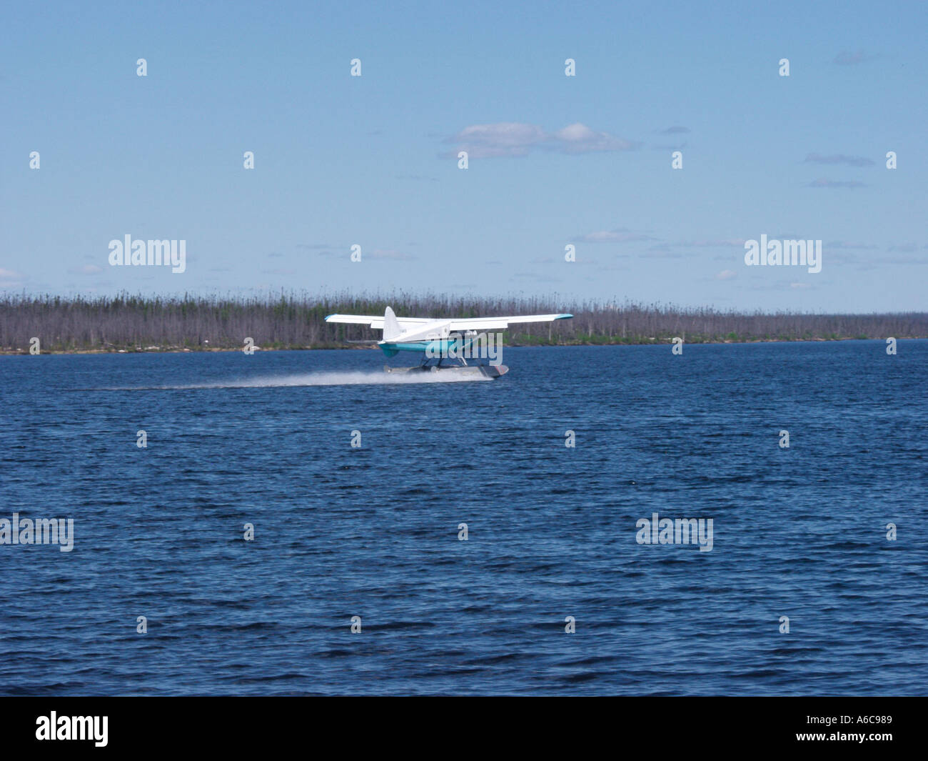 Float Plane Landing Stock Photo - Alamy
