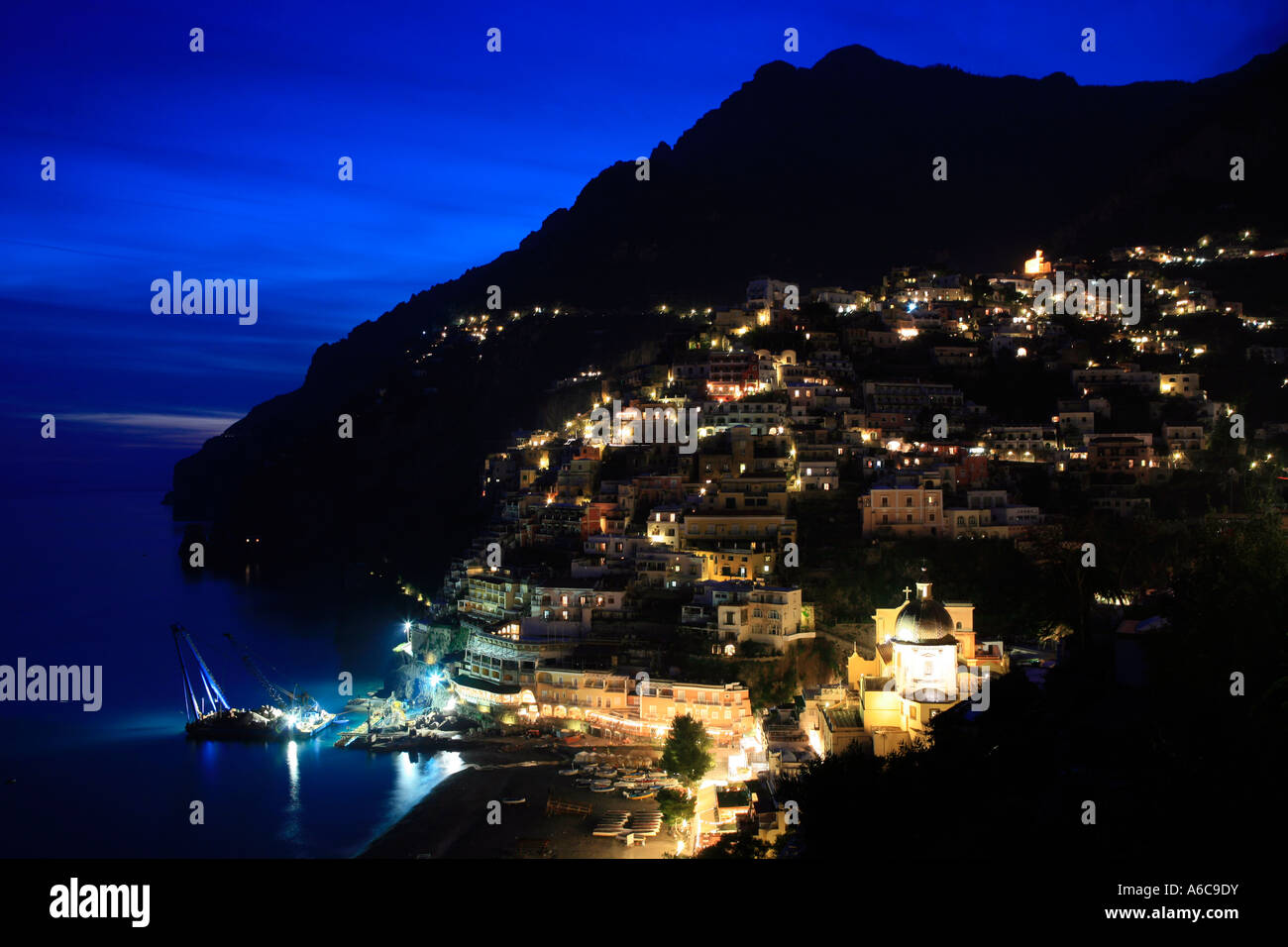 Amalfi coast evening hi-res stock photography and images - Alamy