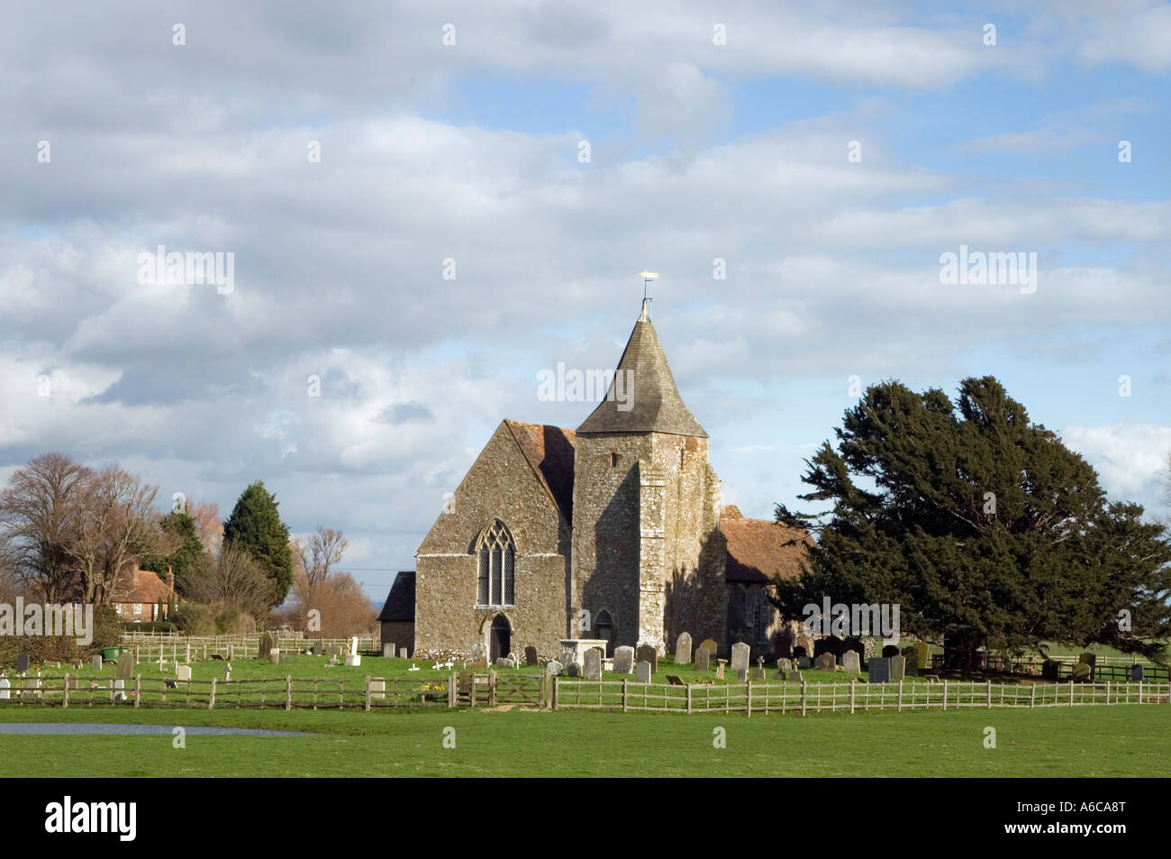 St Clement s Church Old Romney Kent UK Stock Photo - Alamy