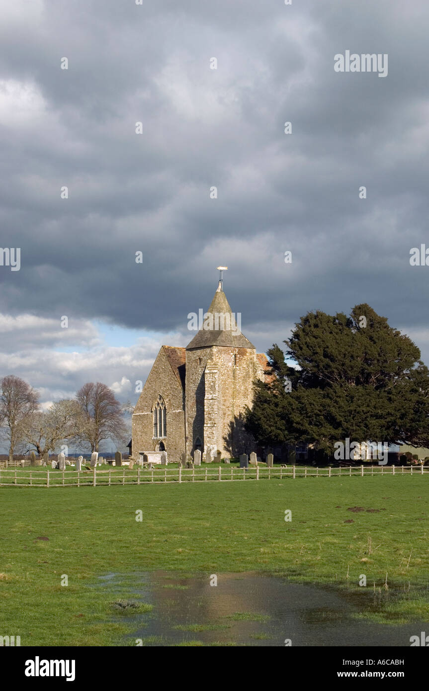 St Clement s Church Old Romney Kent UK Stock Photo - Alamy