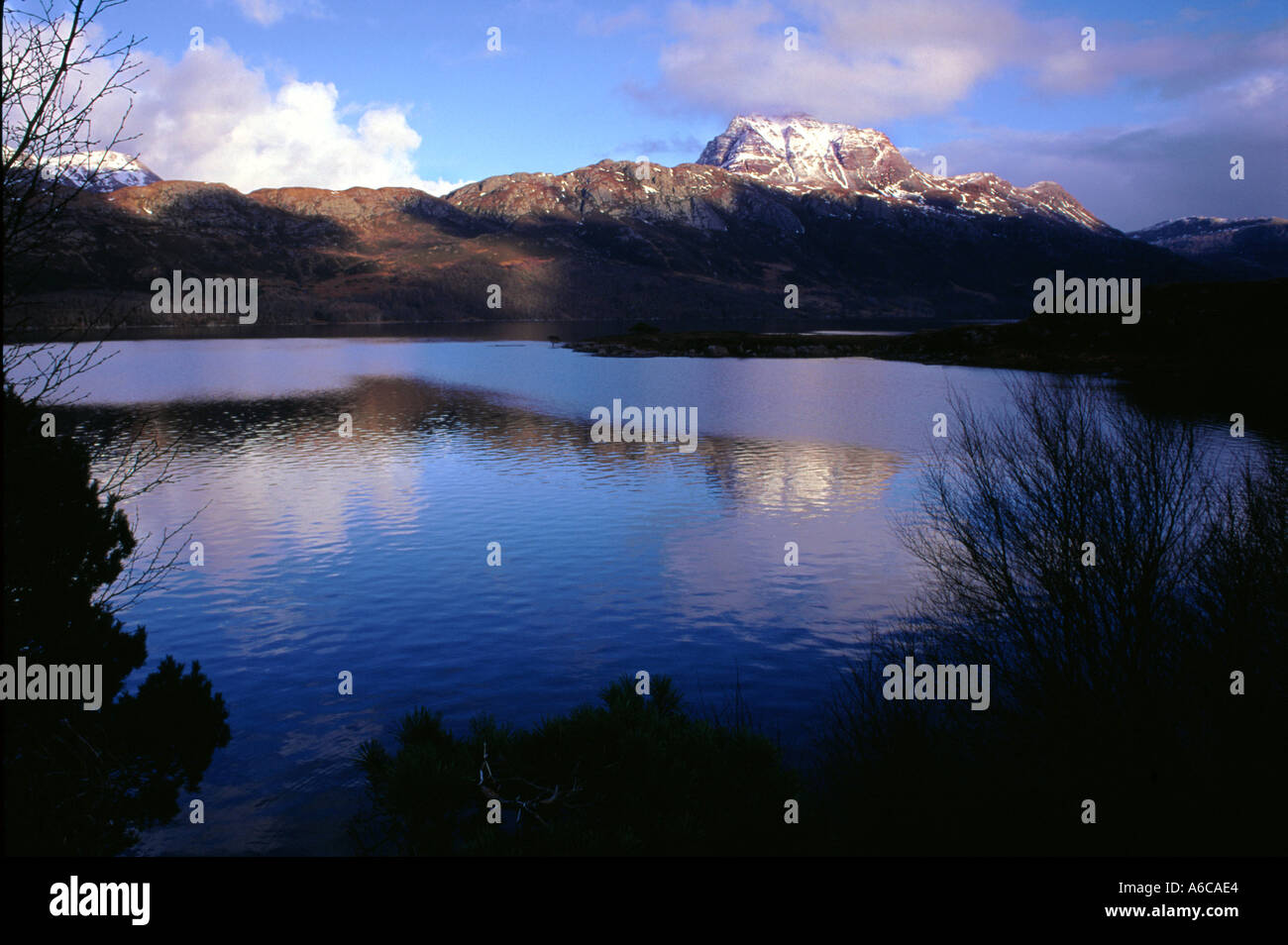 Loch Maree and Slich 950 mts Stock Photo - Alamy