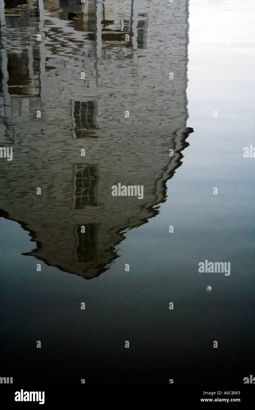 Reflection on the Water Tide Mill and The Moon Woodbridge Suffolk ...