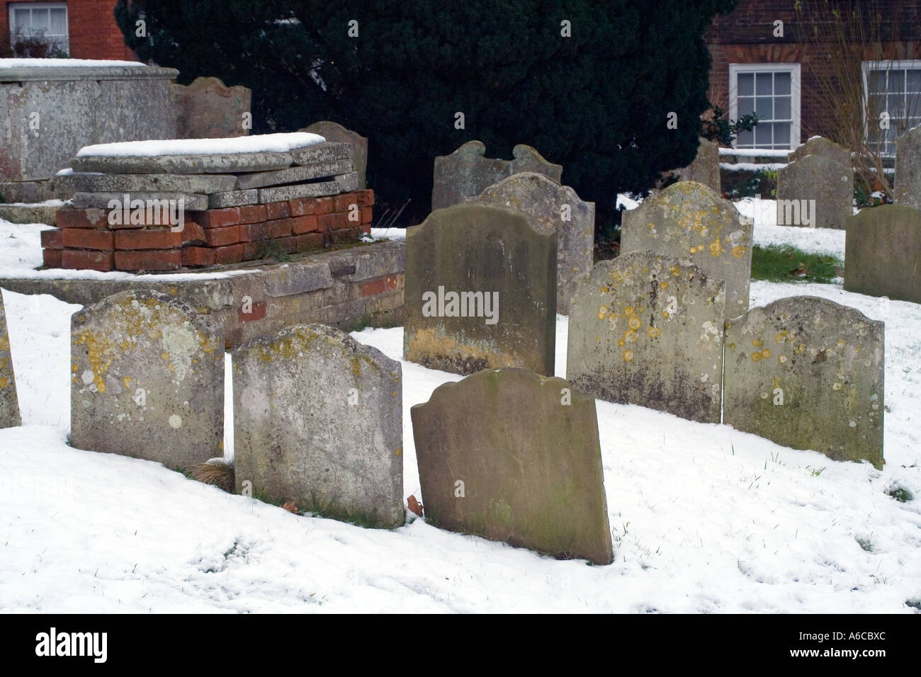 Church Graveyard England Stock Photo - Alamy