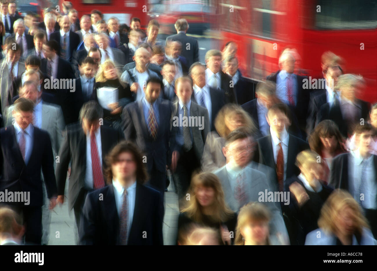 Commuters Walking to work Stock Photo - Alamy