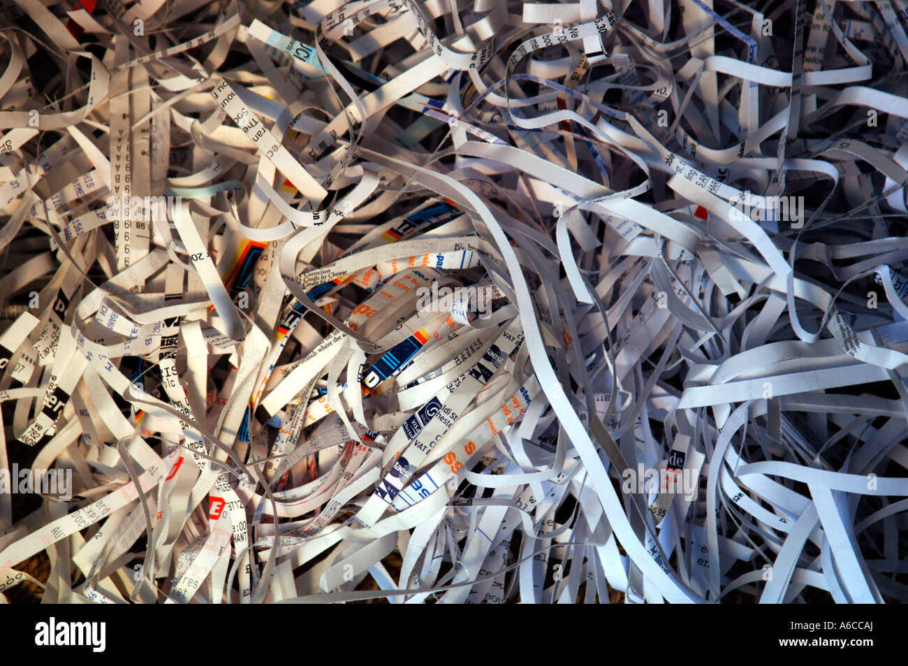 Shredded strips background hi-res stock photography and images - Alamy