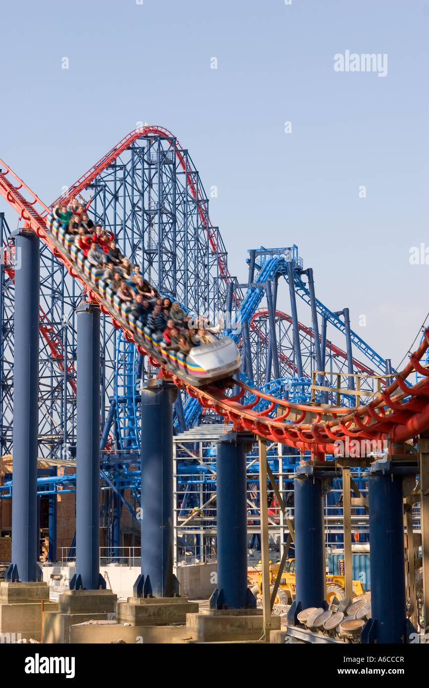 Infusion at Pleasure Beach, Blackpool, Lancashire, UK Stock Photo - Alamy