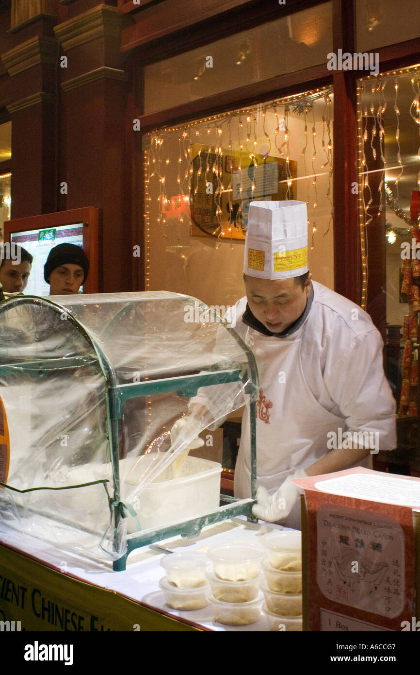 Cooking Dragons Beard Chinatown London England Stock Photo - Alamy