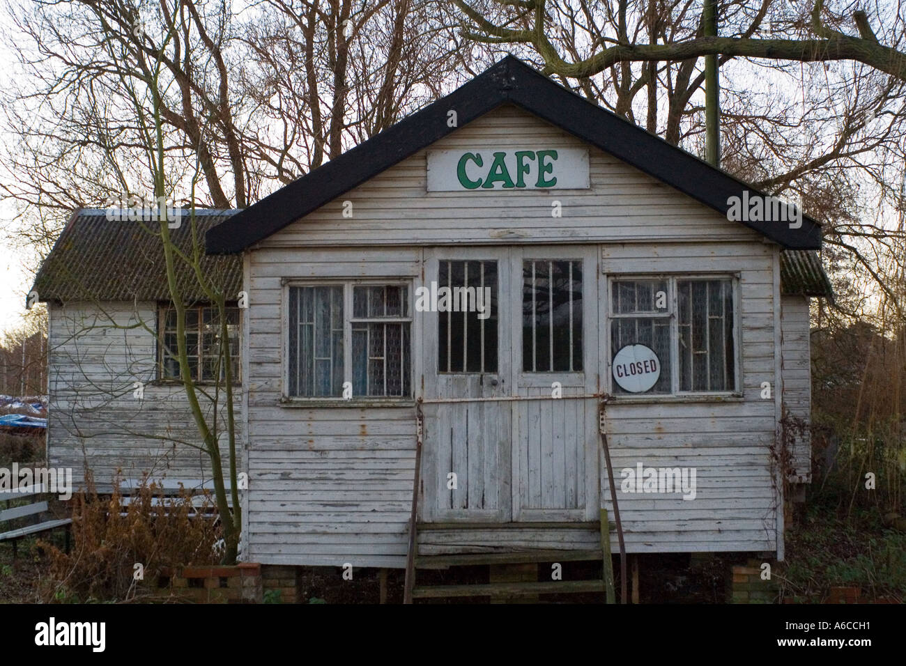 Closed Cafe Woodbridge Suffolk England United Kingdom Stock Photo - Alamy