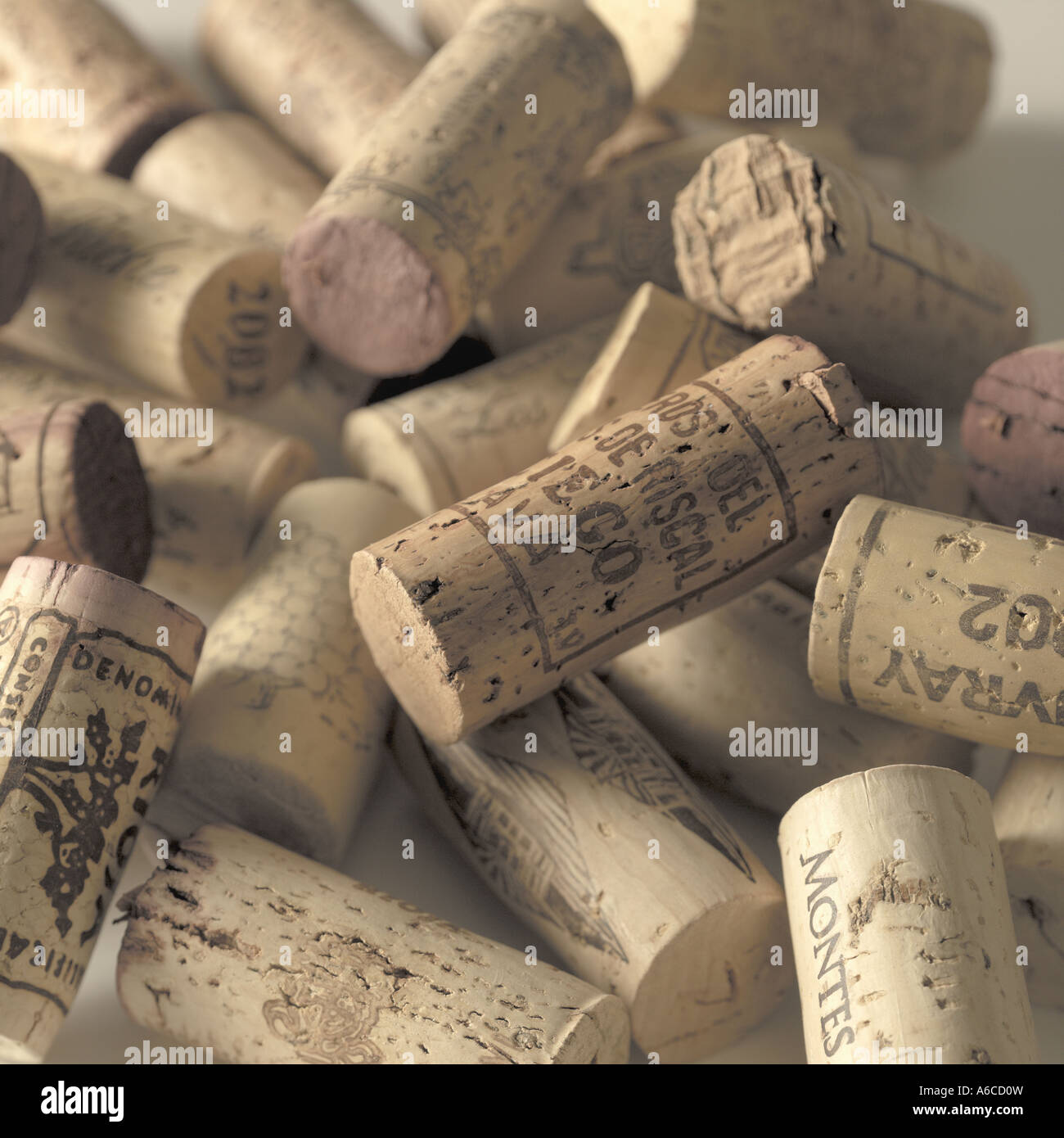 Wine bottle corks Stock Photo - Alamy
