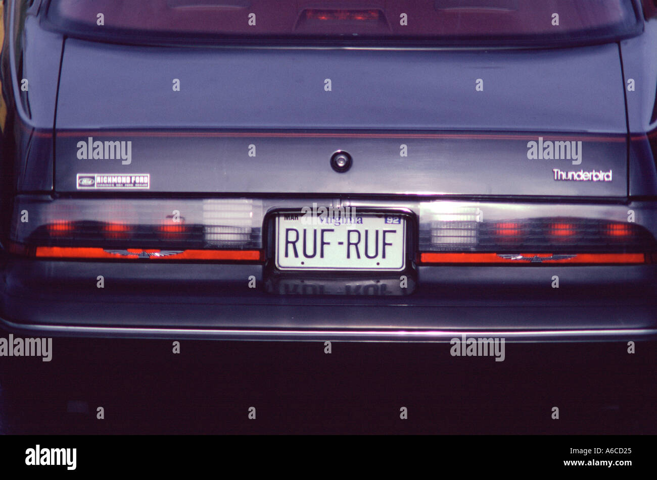 Funny car registration plate hi-res stock photography and images - Alamy