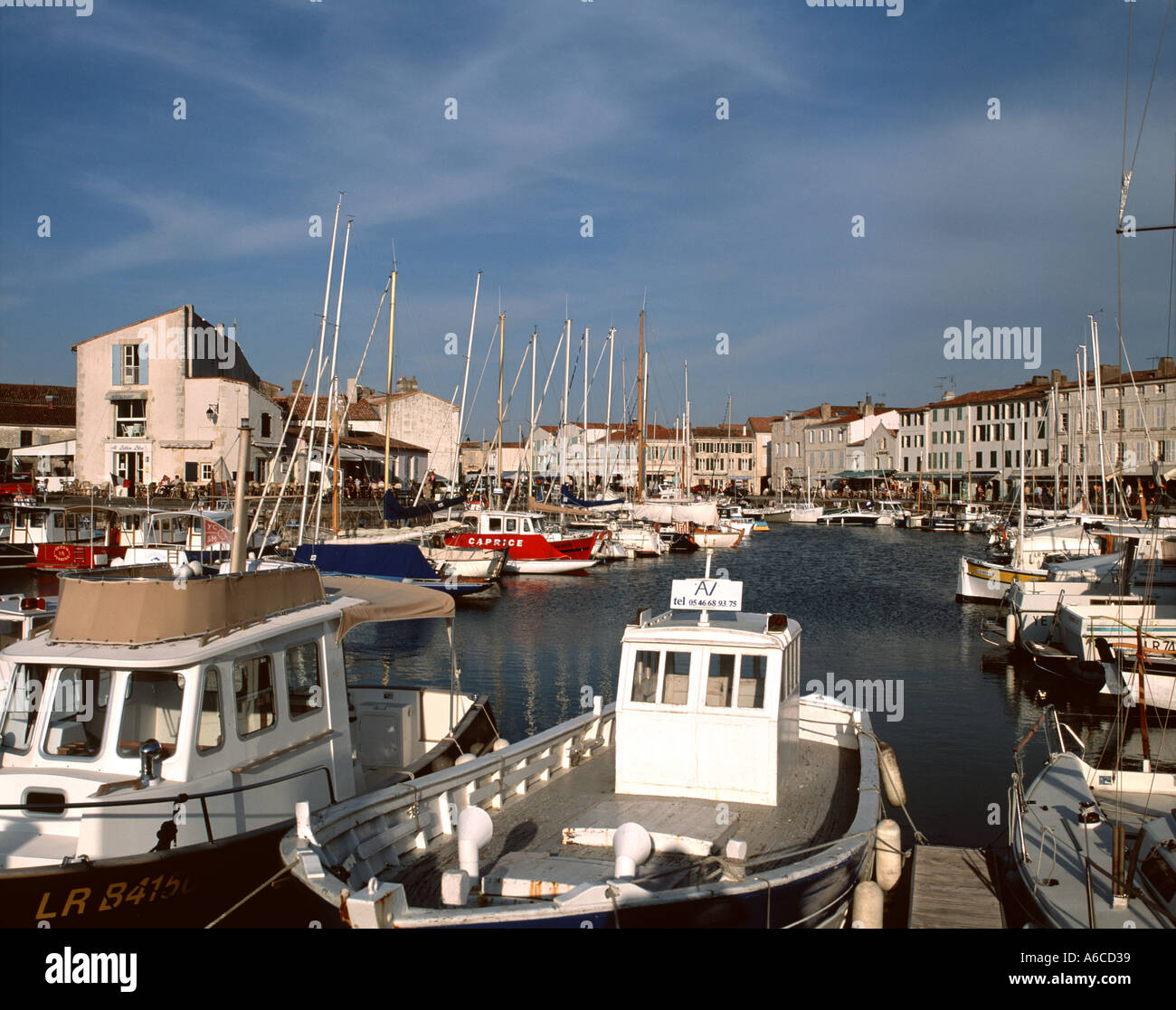 The port of St Martin on the Ile de Ré Stock Photo - Alamy