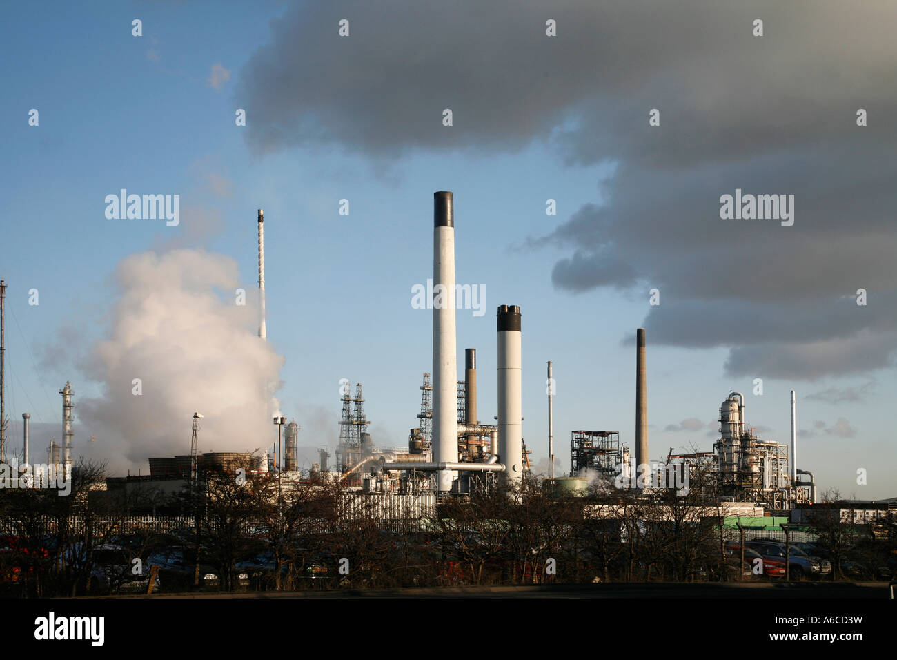 Oil Refinery at Immingham, South Humberside, UK Stock Photo - Alamy