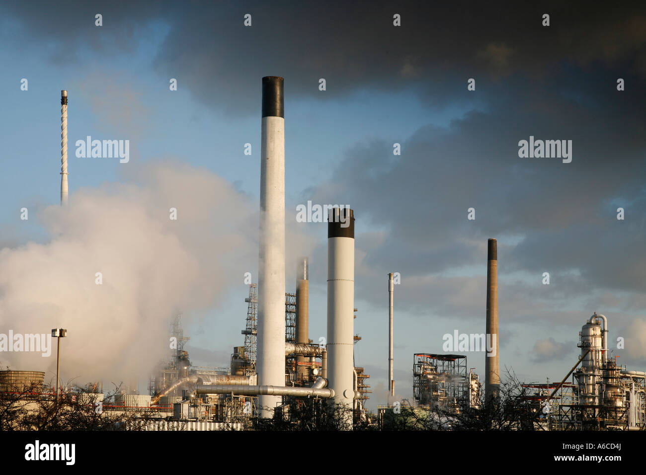 Oil Refinery at Immingham, South Humberside, UK Stock Photo - Alamy