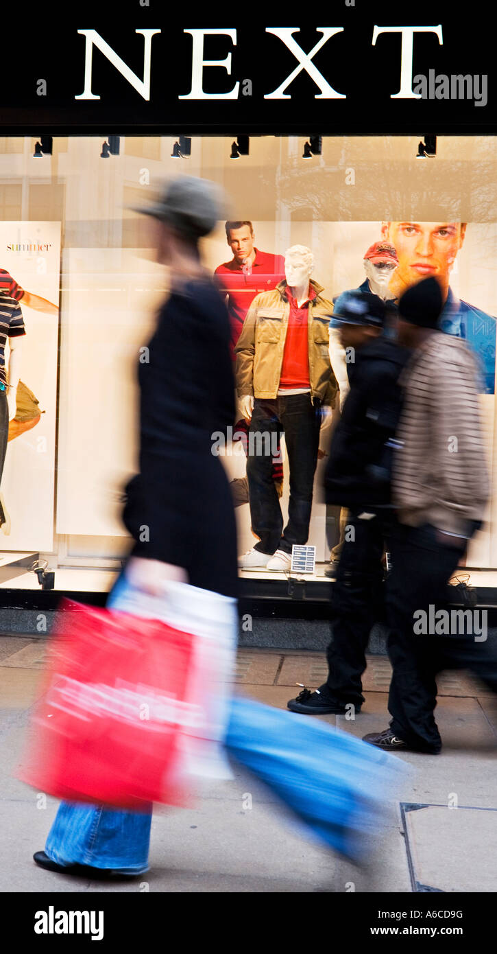 Next clothes shop on Oxford Street Stock Photo - Alamy