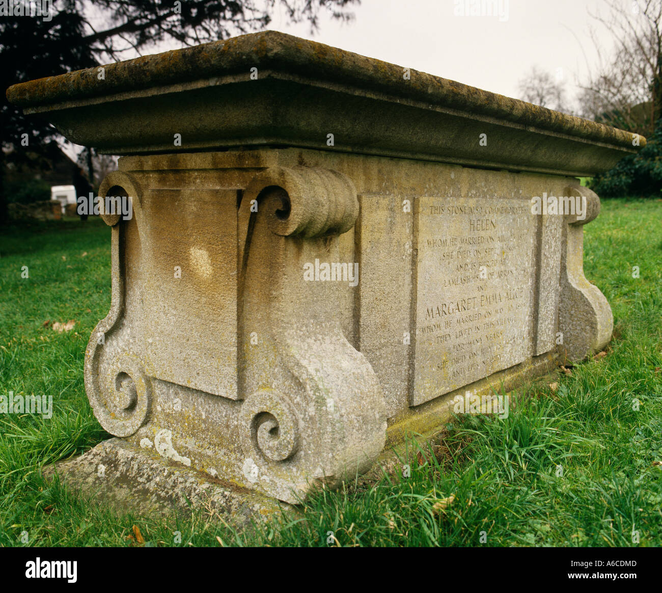Herbert Henry Asquiths grave, Sutton Courtney Oxfordshire Asquith was ...