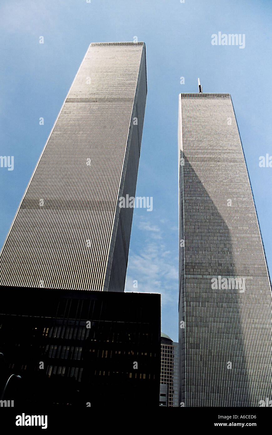 world trade center circa may 2001 Stock Photo - Alamy