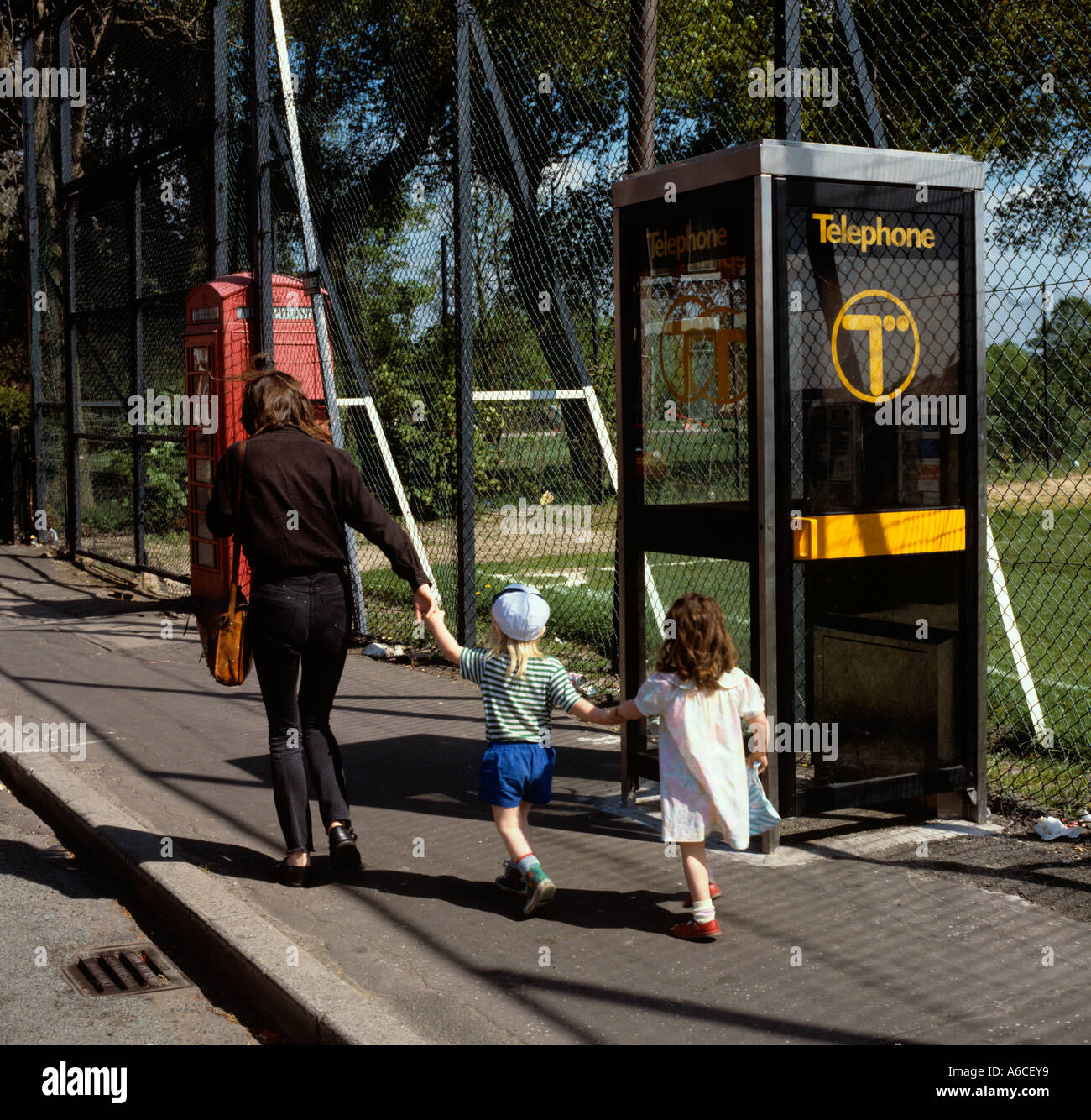 1980s phone box hi-res stock photography and images - Alamy