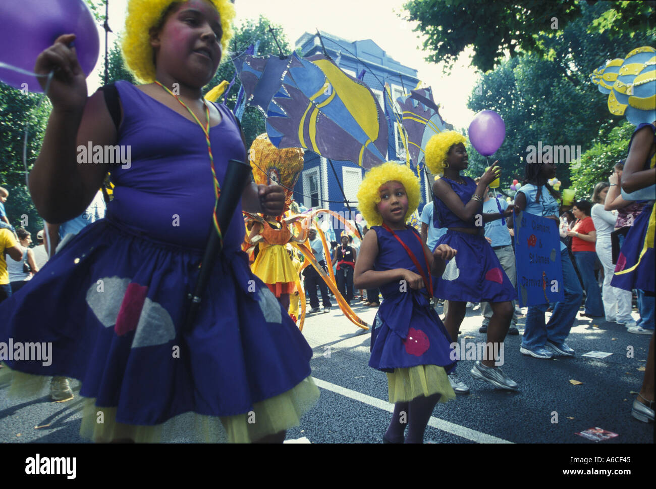 Notting Hill Carnival Parade London Stock Photo - Alamy