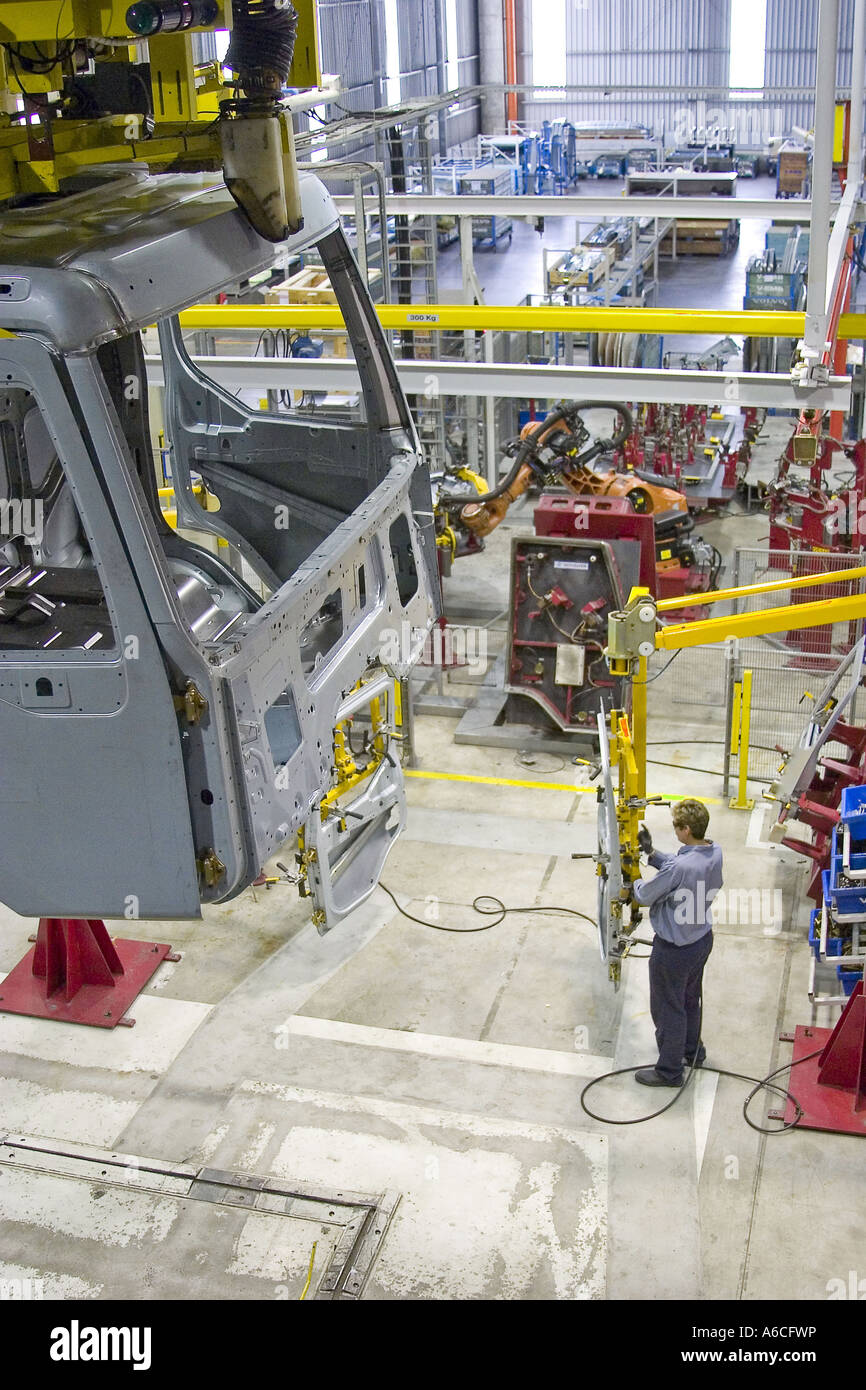 blind worker at Volvo plant in Curitiba Stock Photo - Alamy