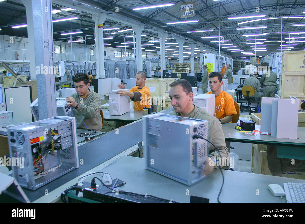 Computer manufacture plant Stock Photo - Alamy