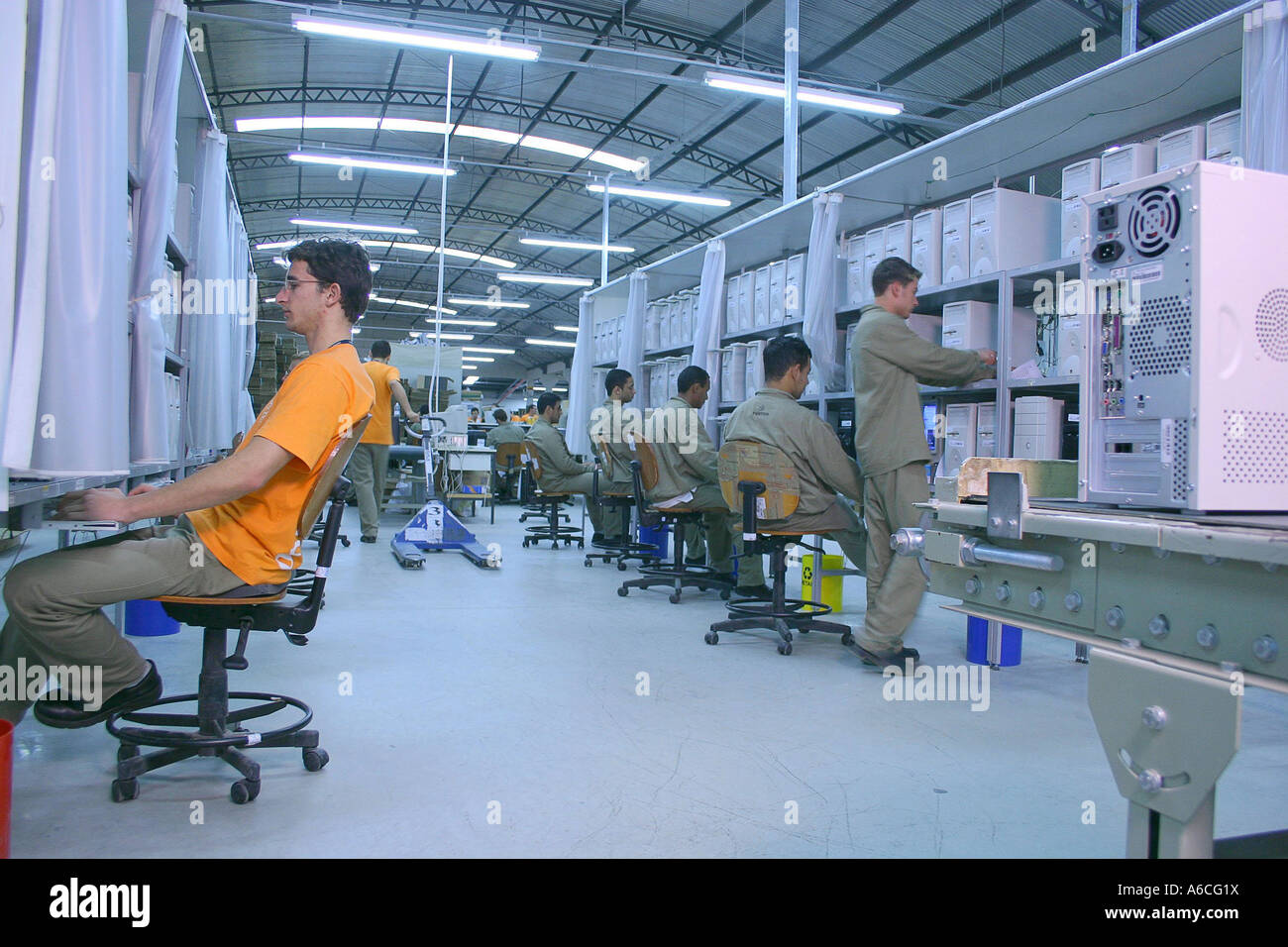 Computer manufacture plant Stock Photo - Alamy