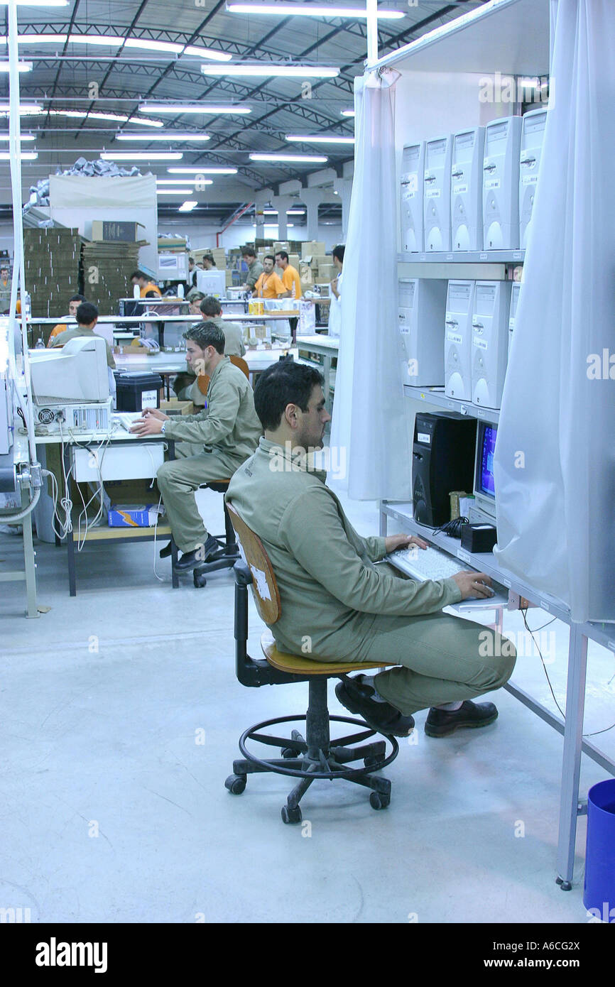 Computer manufacture plant Stock Photo - Alamy