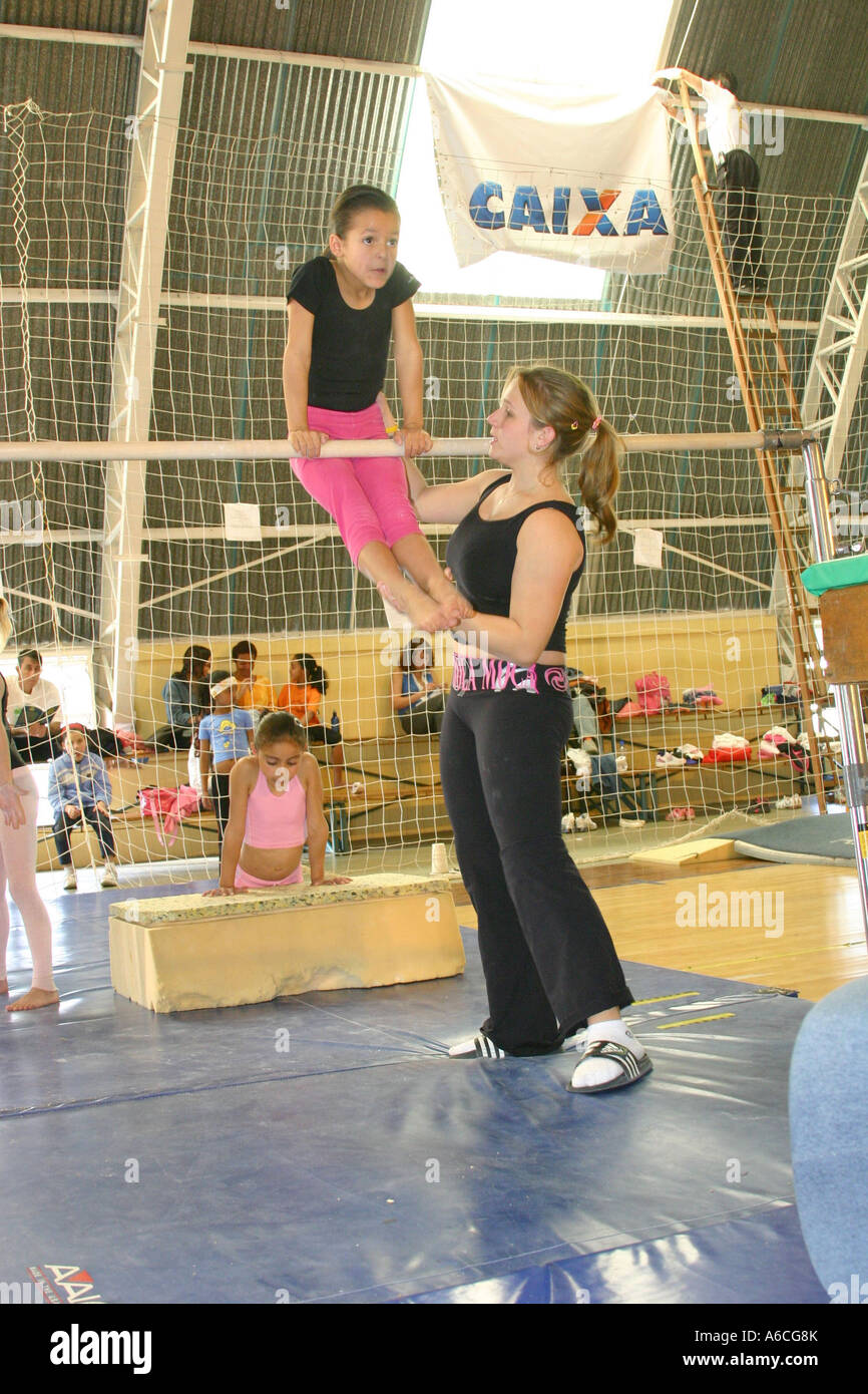 Artistic gymnastics training gymnastics school hi-res stock photography ...