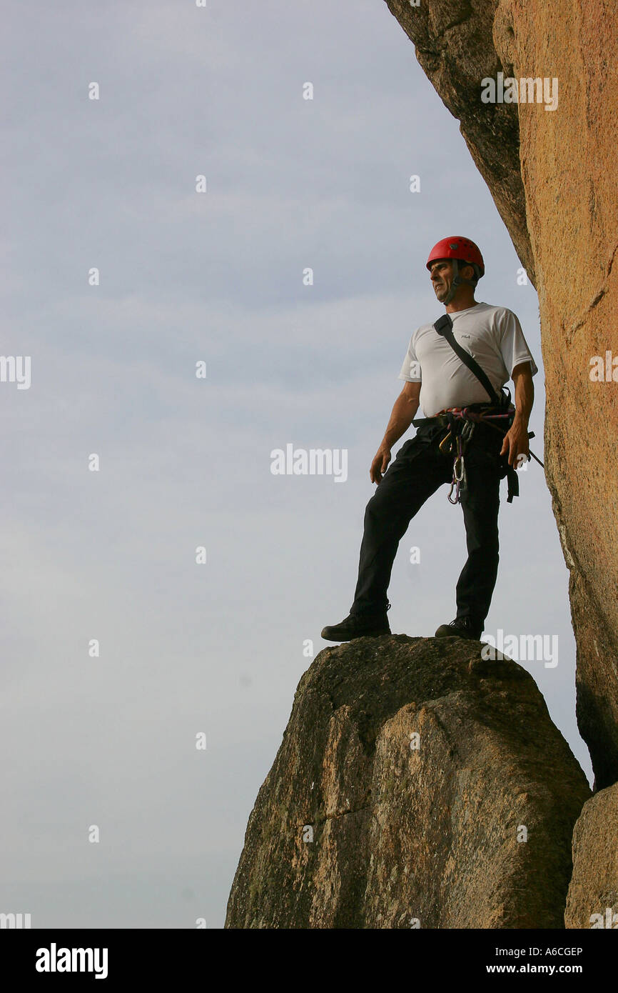 a man climbing Stock Photo - Alamy