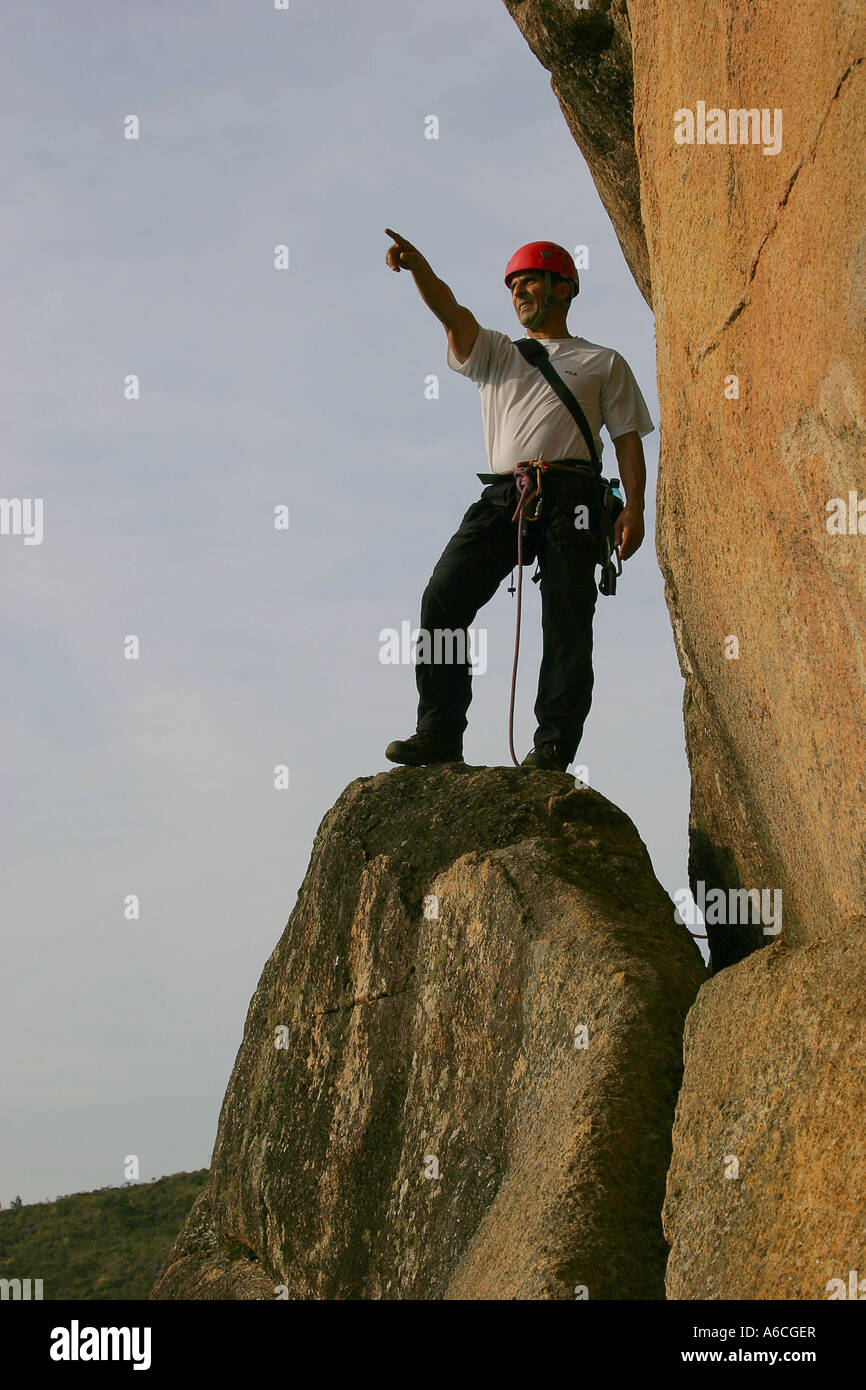 a man climbing Stock Photo - Alamy