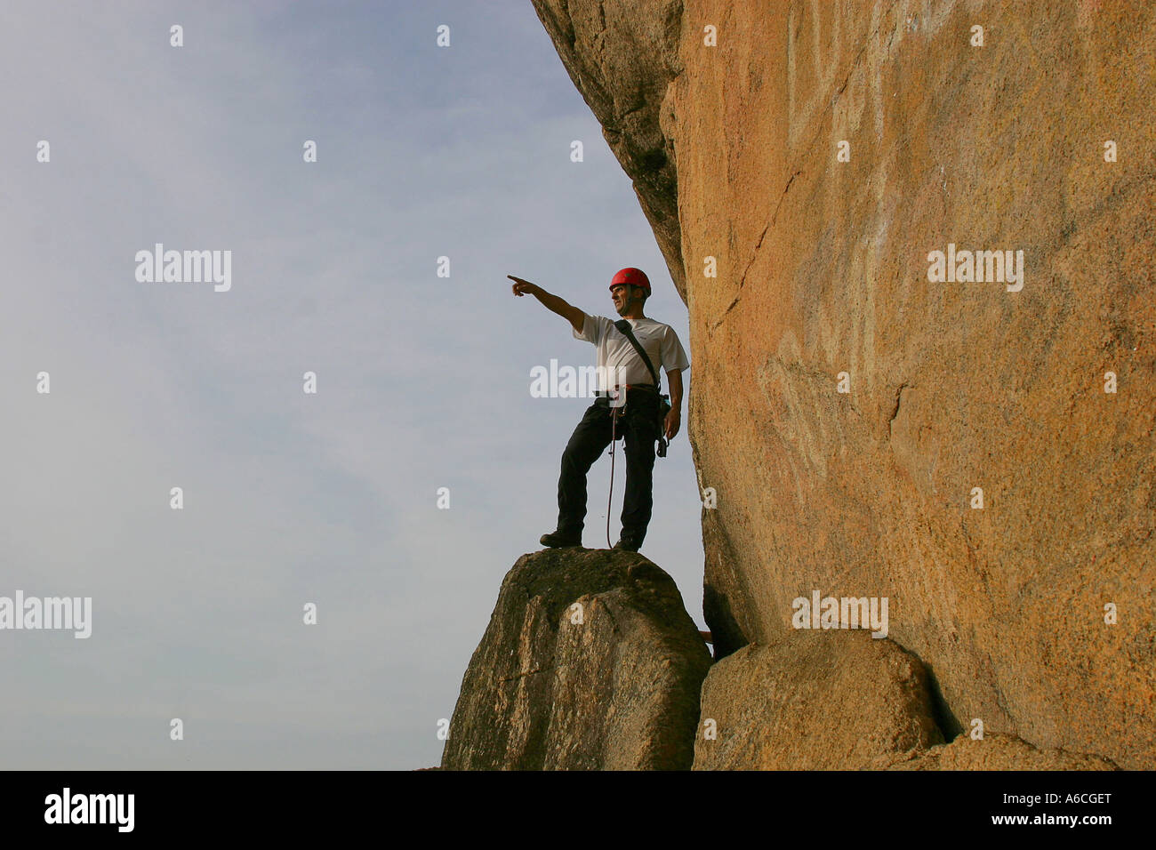 a man climbing Stock Photo - Alamy