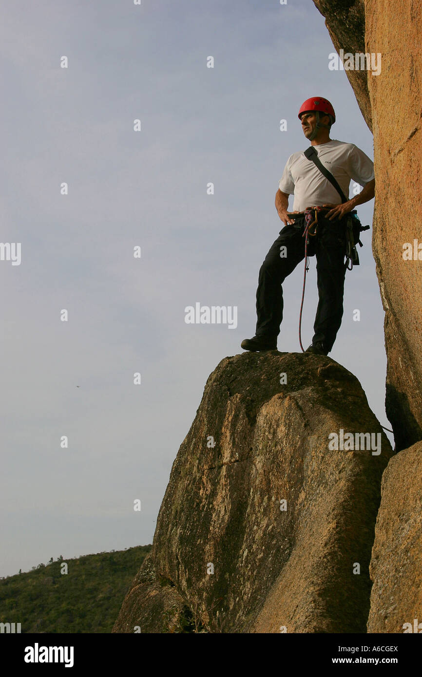a man climbing Stock Photo - Alamy