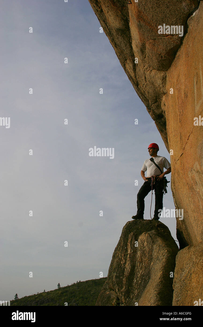 a man climbing Stock Photo - Alamy