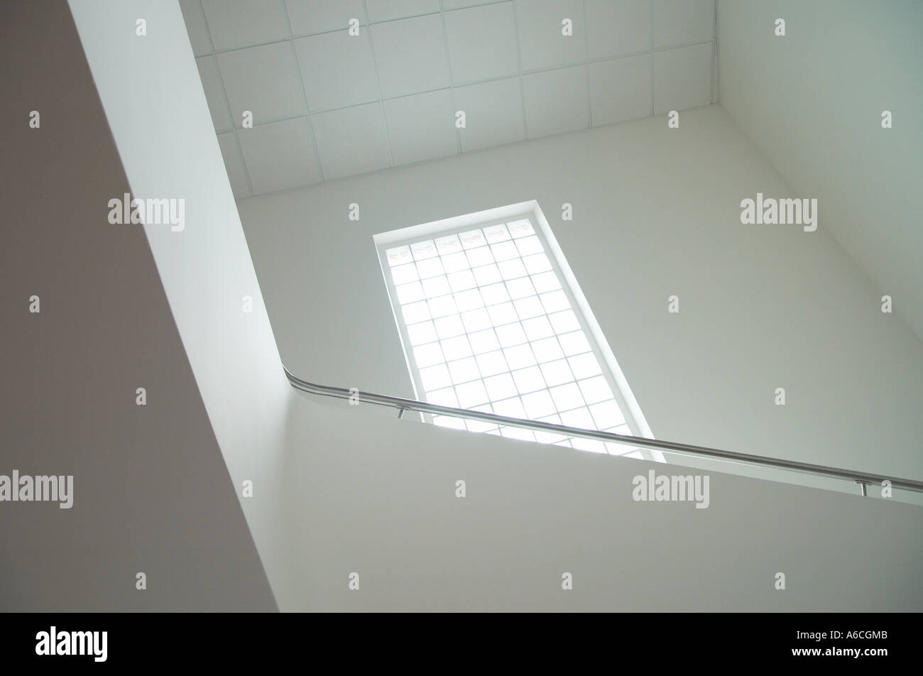 Shadows falling on a white marble staircase Stock Photo - Alamy