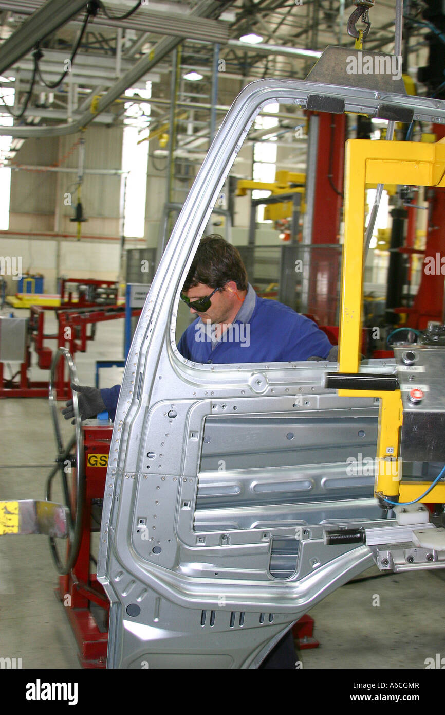 Blind worker at Truck factory -Volvo - Brazil Stock Photo - Alamy