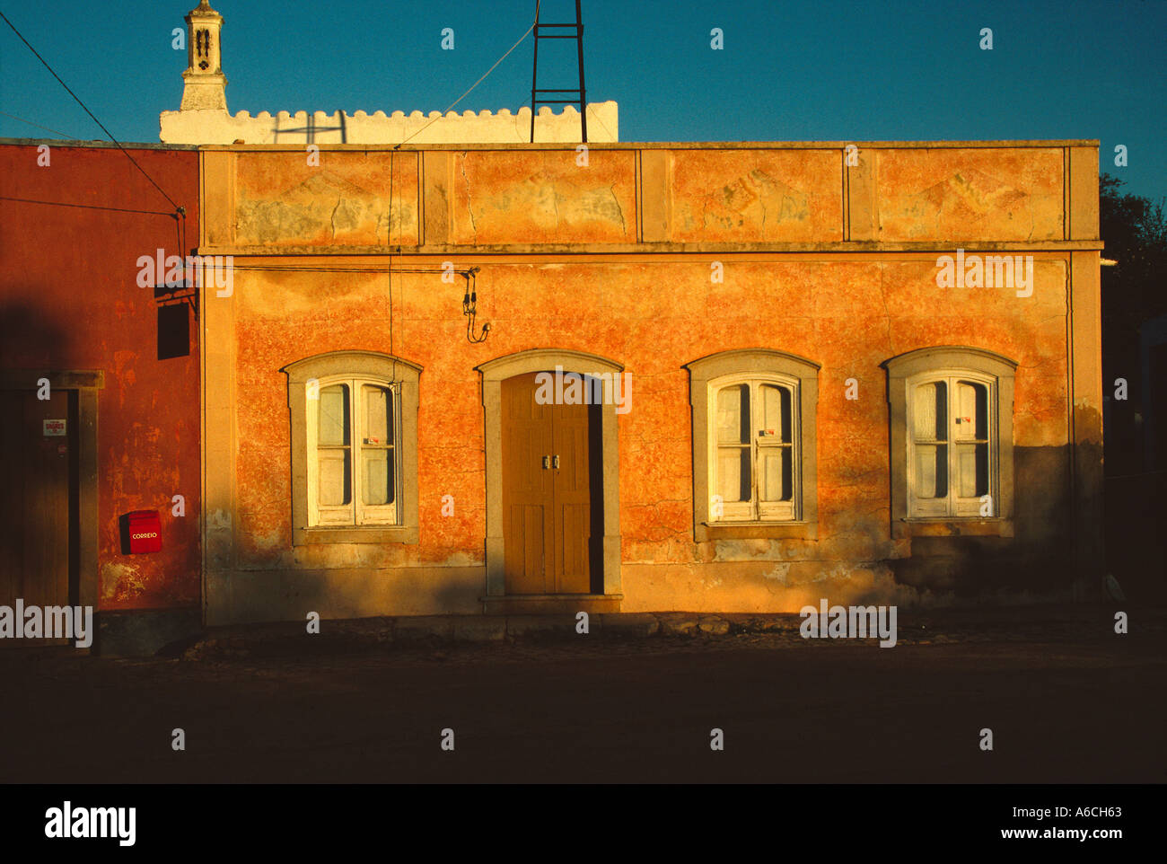 Traditional house in Faro Portuguese Algarve Stock Photo - Alamy
