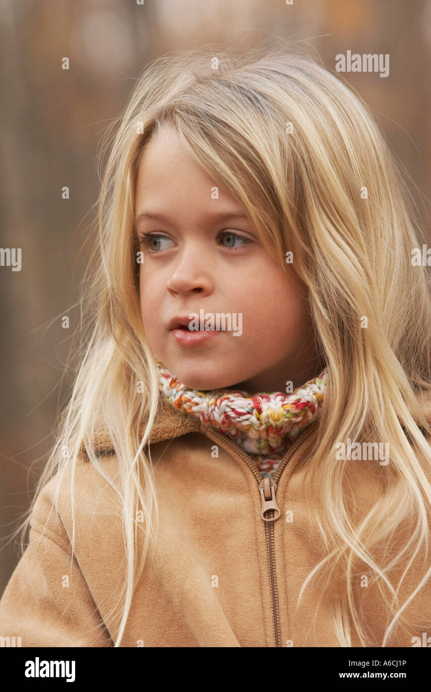 Portrait of Girl Stock Photo - Alamy