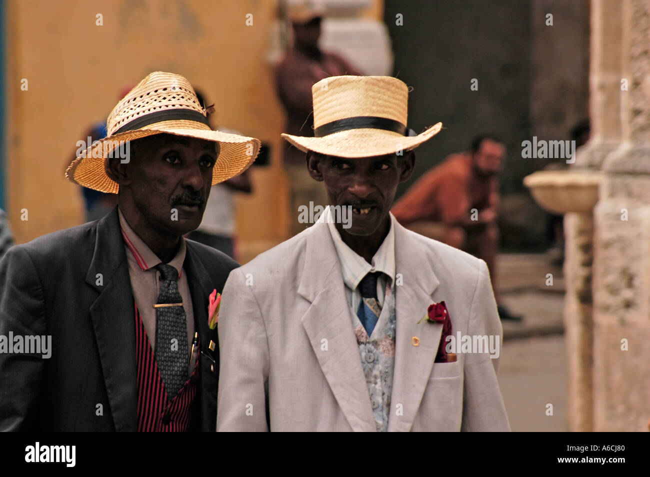 Typical Guajiros at Havana Cuba Stock Photo - Alamy