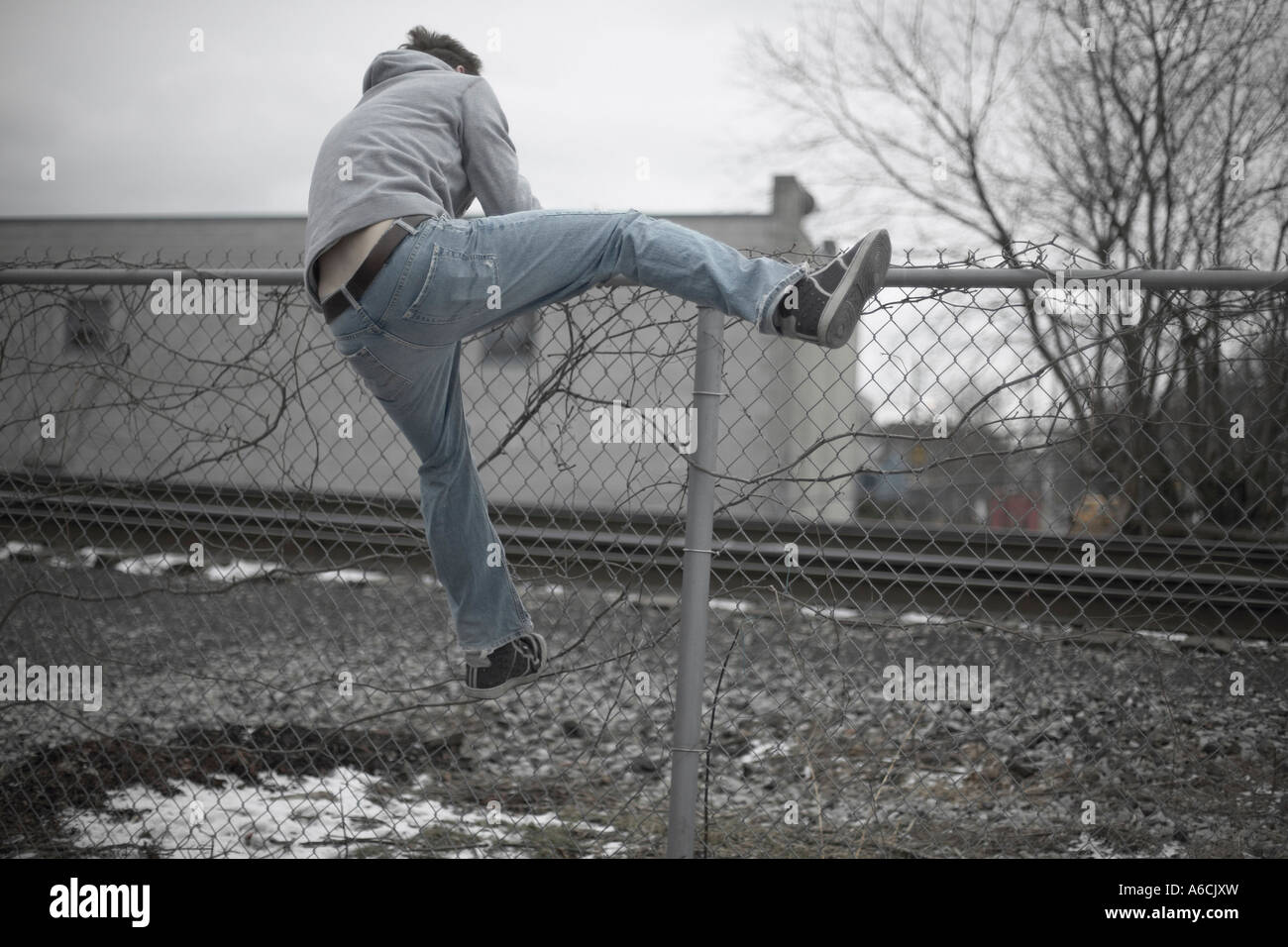 Hoodie teenager running hi-res stock photography and images - Alamy