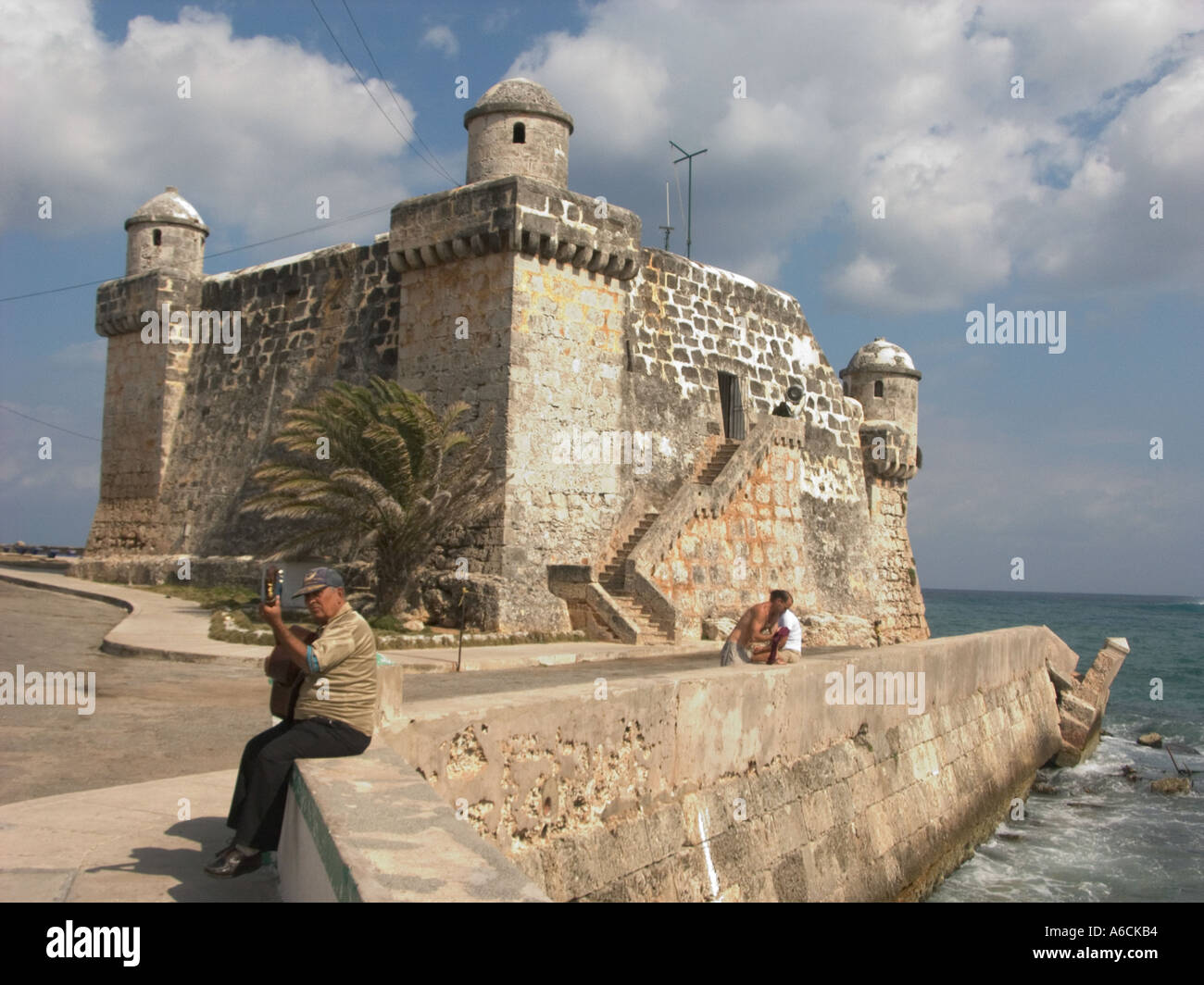 cuba havana cojimar 17th century fort built by giovan battista ...