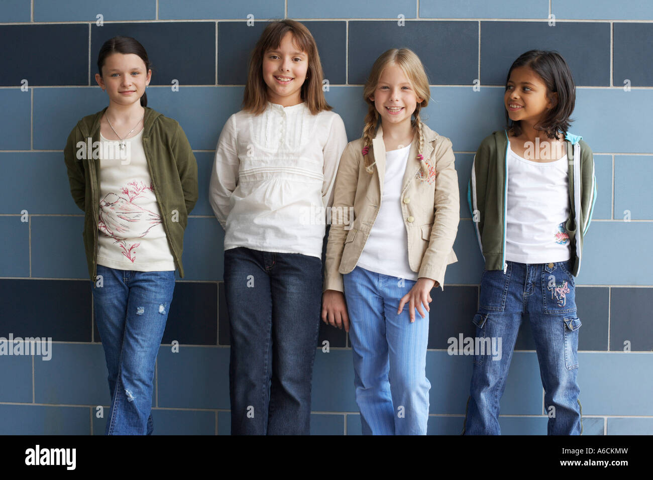 Group 4 Years Old Girls High Resolution Stock Photography and Images ...