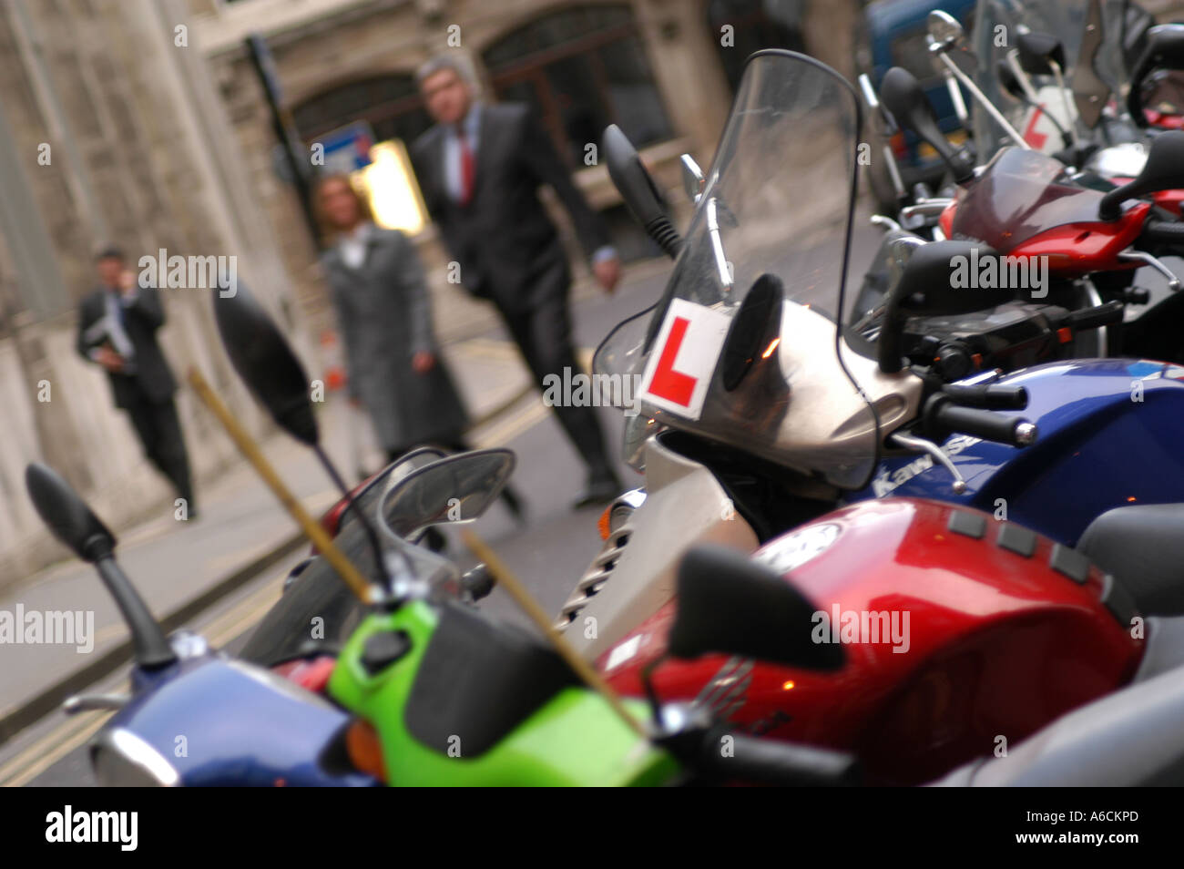 Motorbike london commuter hi-res stock photography and images - Alamy