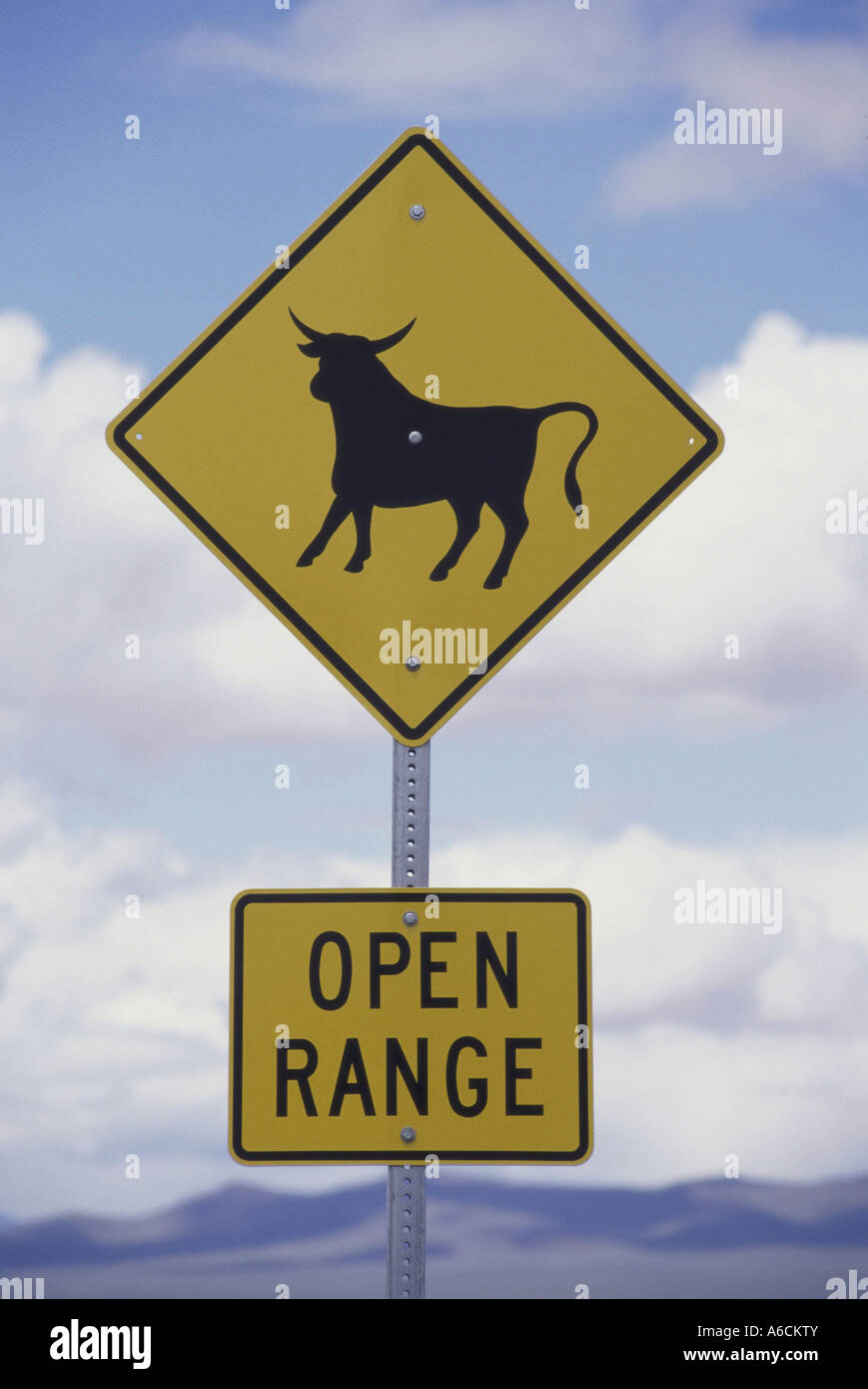 Bull road sign hi-res stock photography and images - Alamy