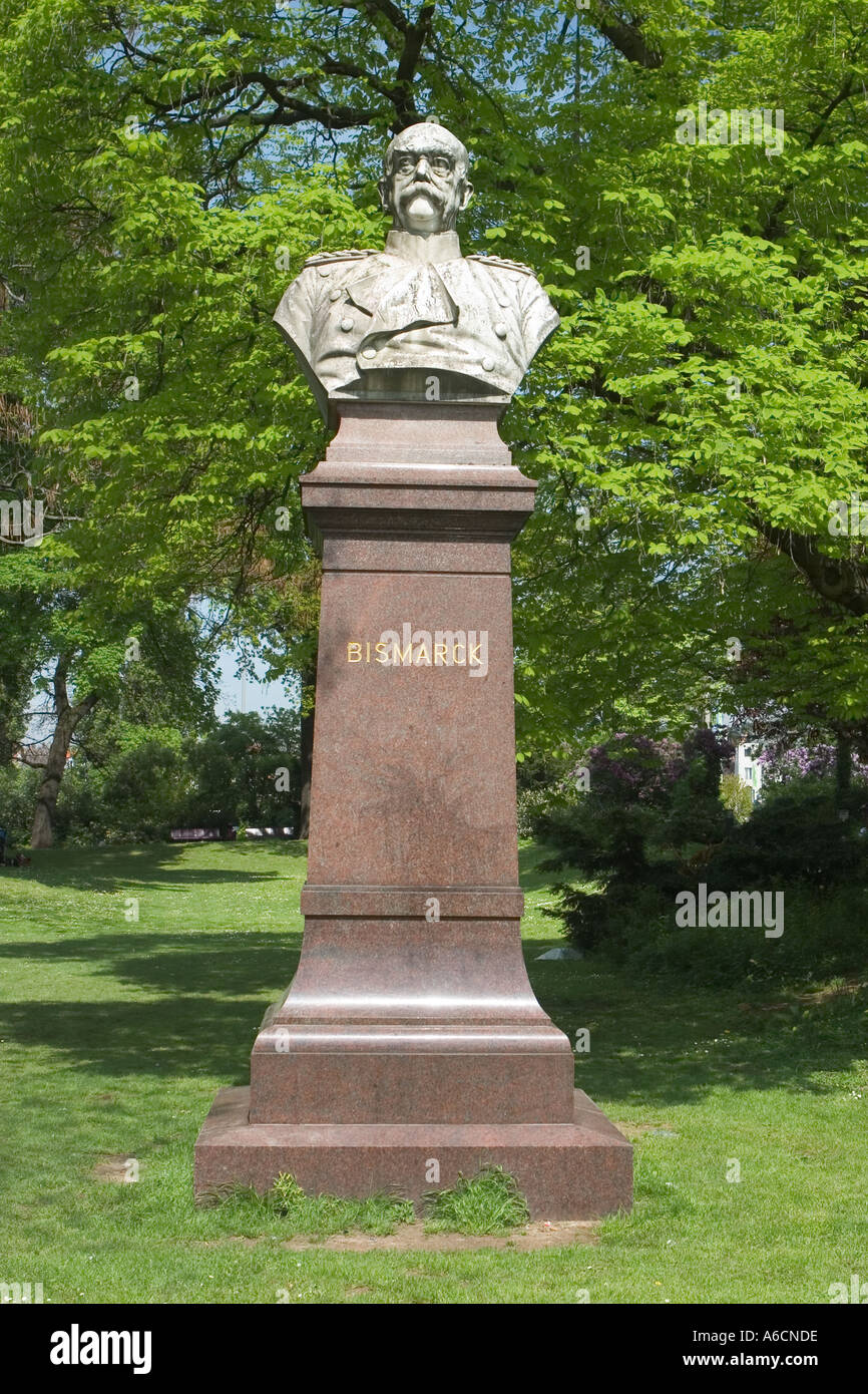 Statue of Bismarck in a city park Heidelberg Germany Stock Photo - Alamy