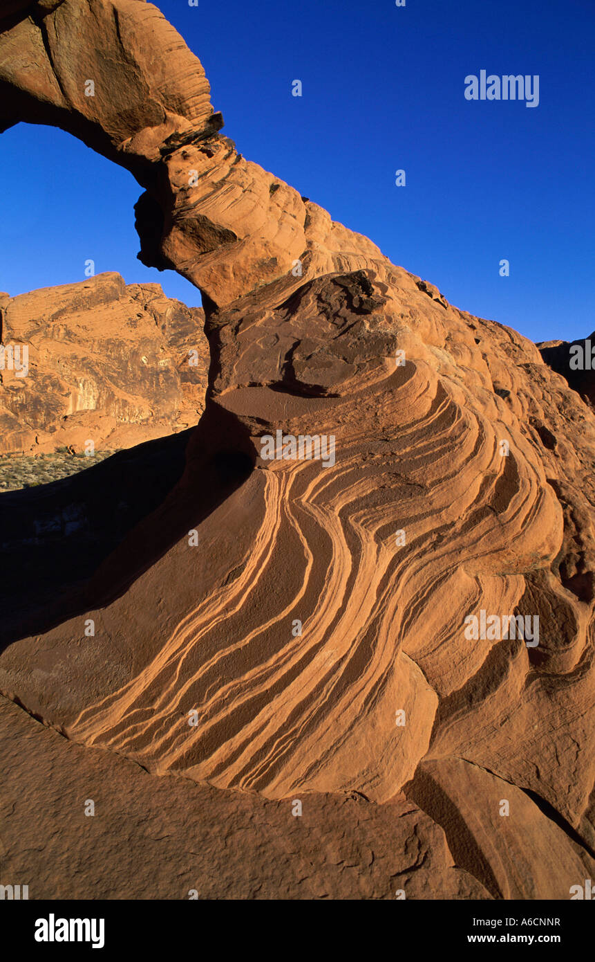 Rock formations at the Valley of Fire State Park, Nevada, USA Stock ...