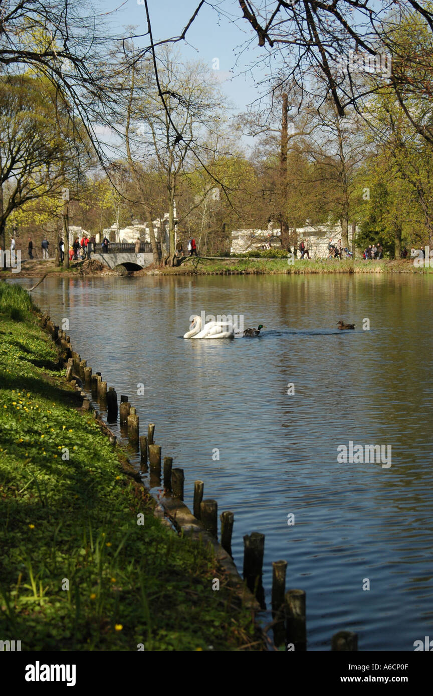 Royal Lazienki Park in Warsaw Stock Photo - Alamy