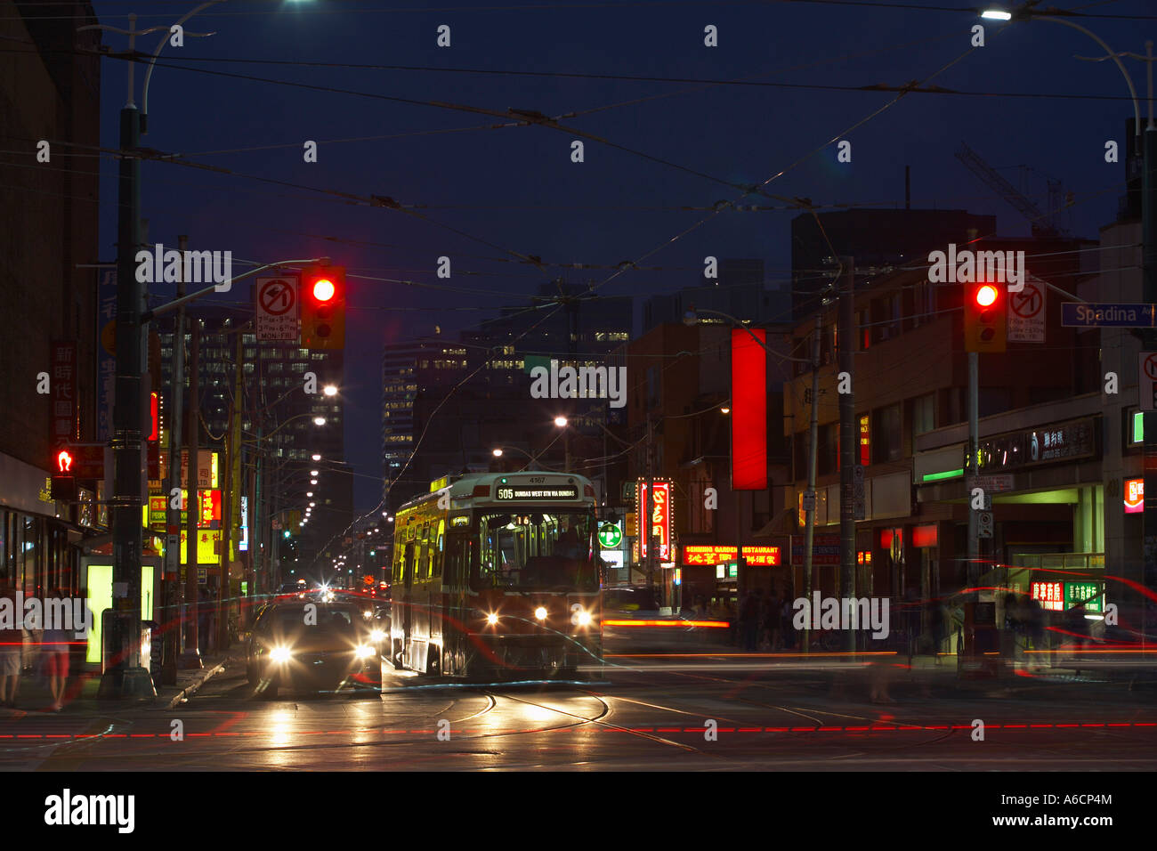 Street Scene at Night, Toronto, Ontario, Canada Stock Photo - Alamy