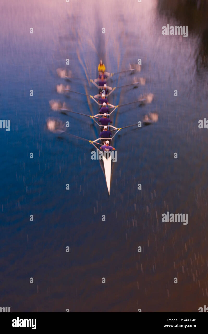 Overview of Rowing Stock Photo - Alamy